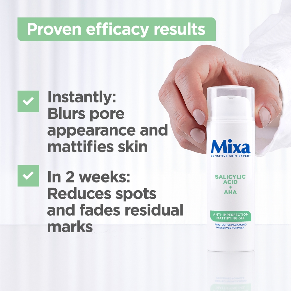 Mixa Anti-Imperfection Mattifying Gel | Livrare rapida! | Notino.ro