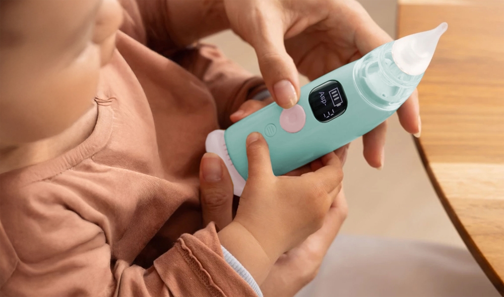 Momini Automatic Nasal Aspirator NasoClear nasal aspirator electric ...
