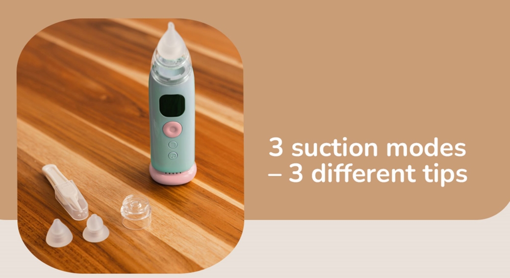 Momini Automatic Nasal Aspirator NasoClear nasal aspirator electric ...
