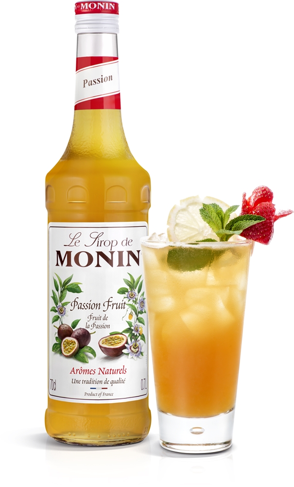 Monin Le Sirop Passion fruit Sirup zur Zubereitung von Getränken ...