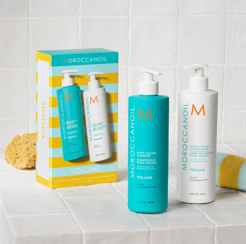 Moroccanoil Volume Shampoo & Conditioner Duo Set für mehr Haarvolumen ...