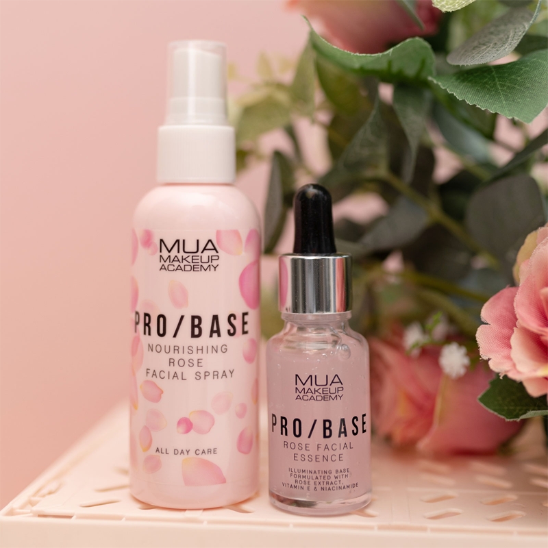 MUA Makeup Academy PRO/BASE Rose illuminating makeup primer with wild ...