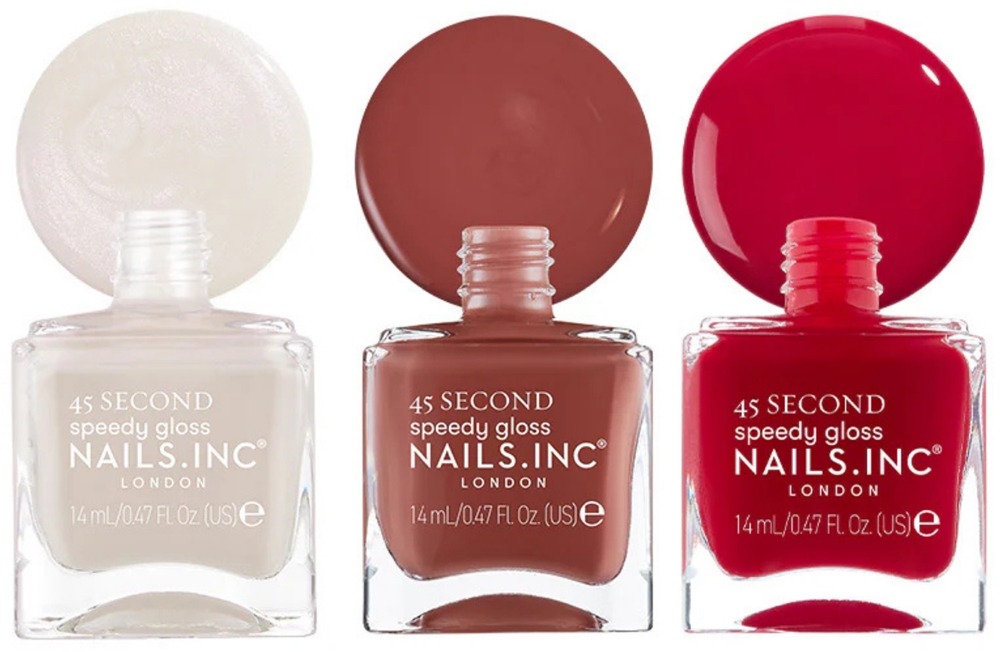Nails Inc. 45 Second Spicy Margarita nail polish set | notino.ie