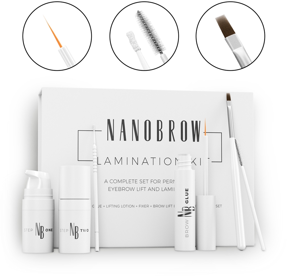 Nanobrow Lamination Kit комплект за оформяне на вежди | notino.bg
