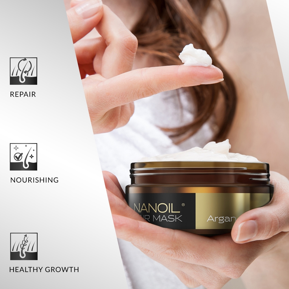 Nanoil Argan Nourishing Hair Mask with argan oil | notino.ie