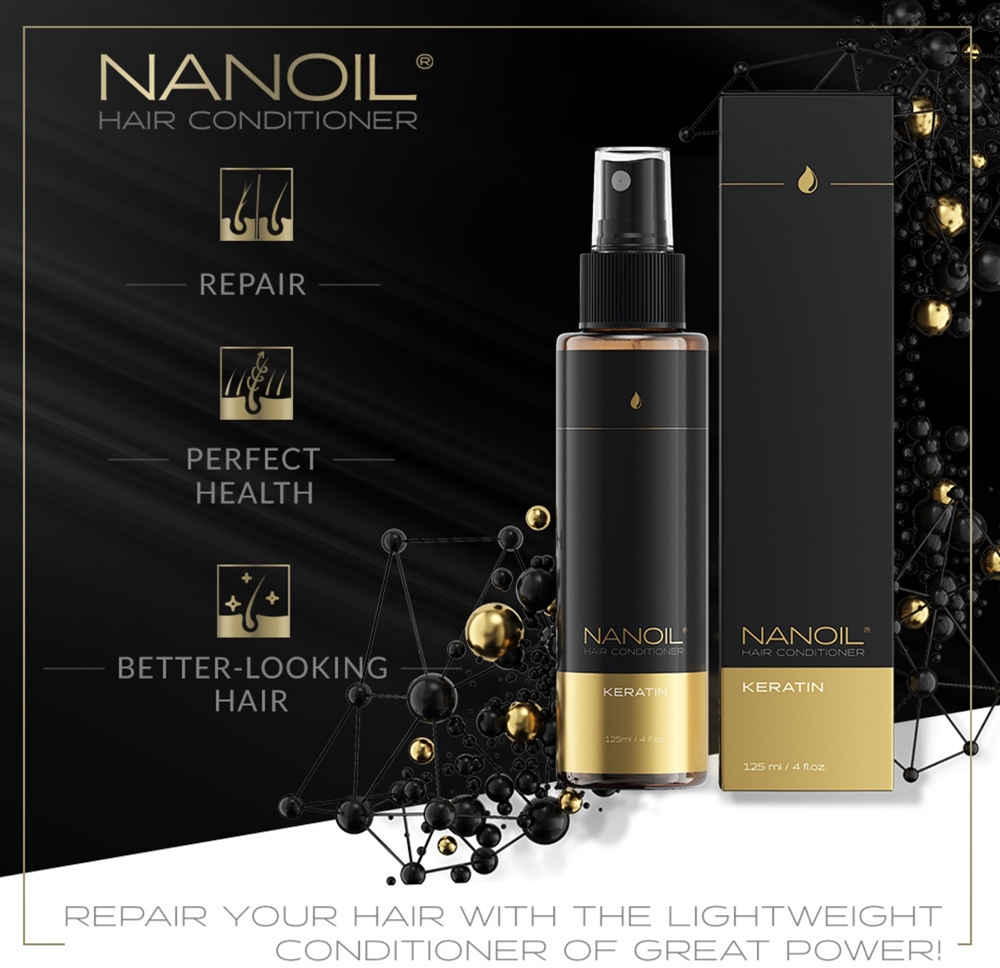 Nanoil Keratin Regenerating Leave-In Conditioner with keratin | notino.ie