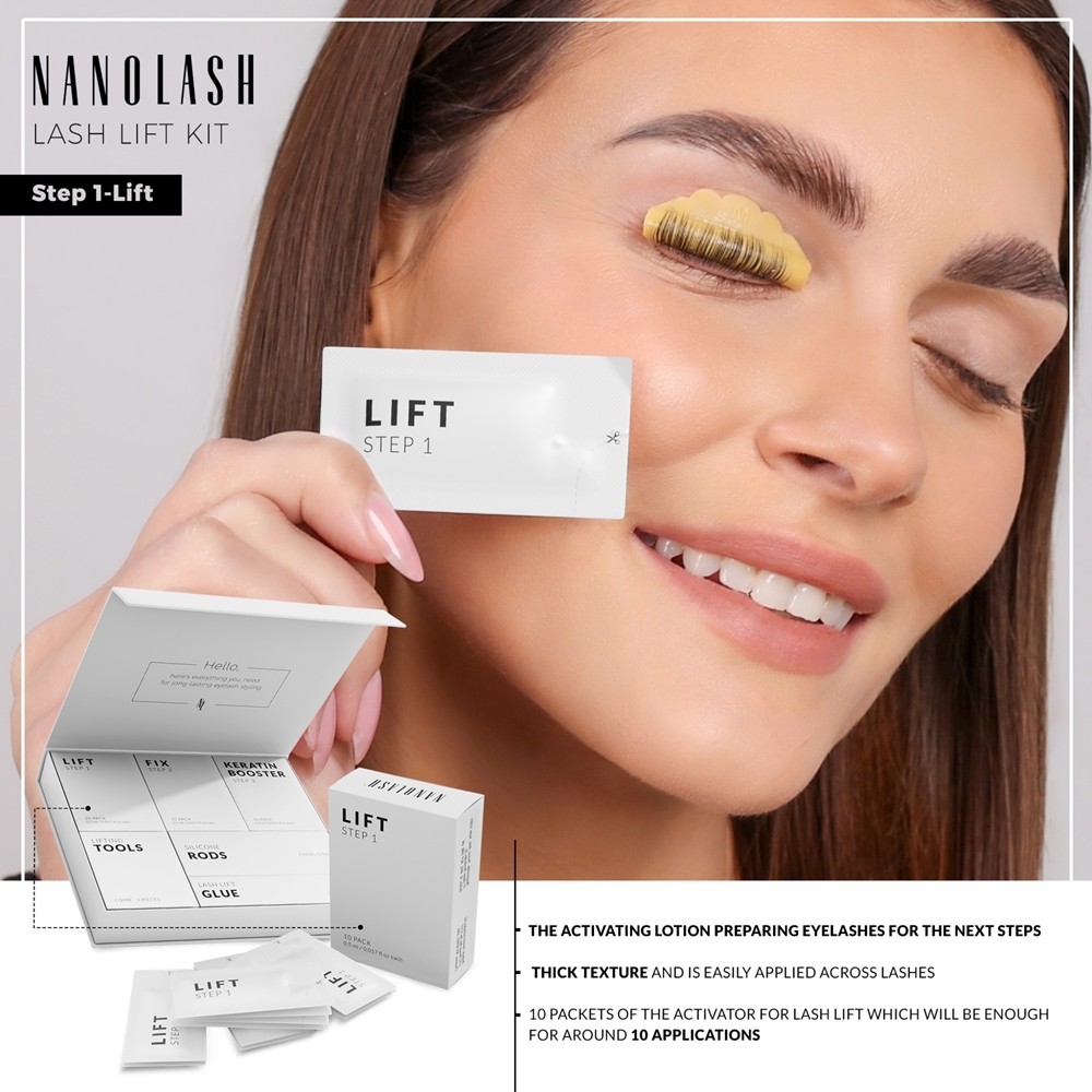 Nanolash Step 1 - Lift Activator for eyelash lifting and lamination ...
