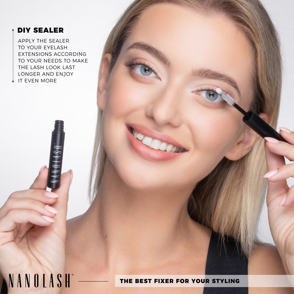 Nanolash DIY Sealer Transparent Setting Gel for lengthening lashes ...