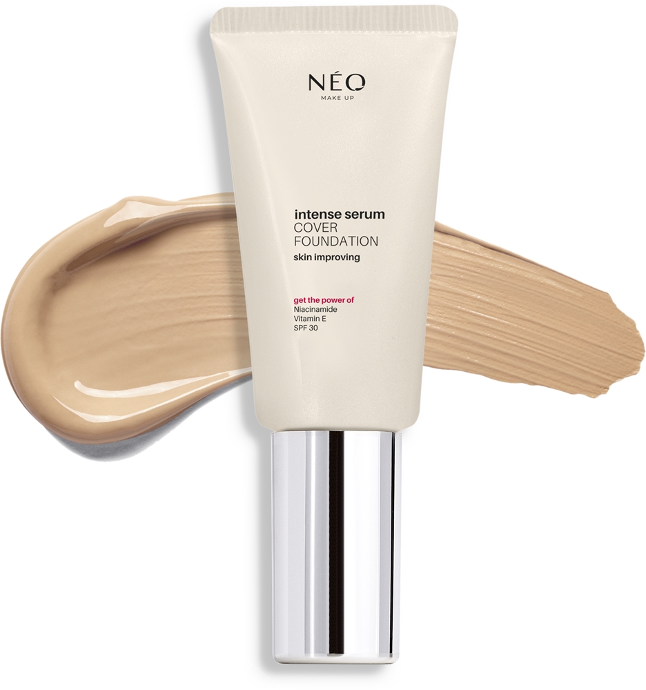 NEO MAKE UP Intense Serum Cover Foundation Natural Finish Foundation ...