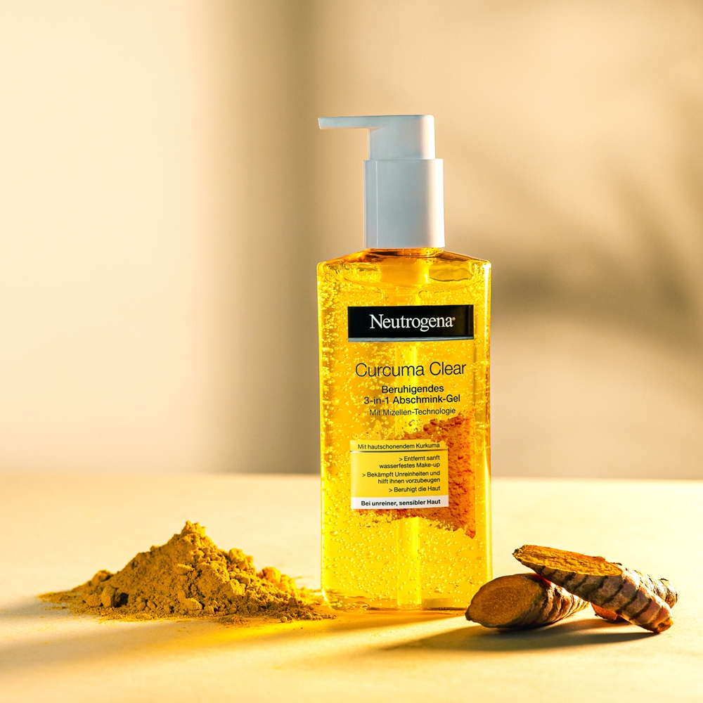 Neutrogena Curcuma Clear gel de limpeza micelar | notino.pt