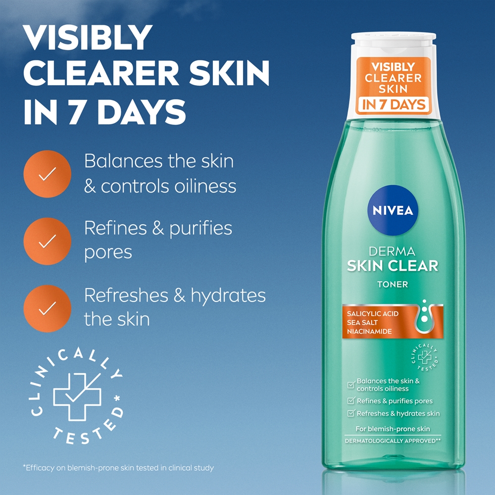 NIVEA Derma Skin Clear reinigendes Gesichtswasser | notino.at