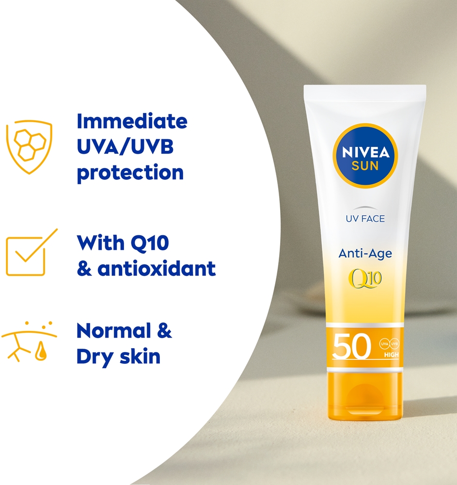 NIVEA SUN Anti - Wrinkle Sun Cream SPF 50 | notino.ie