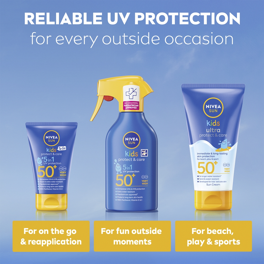 NIVEA SUN Kids dětský sprej na opalování SPF 50+ | notino.cz