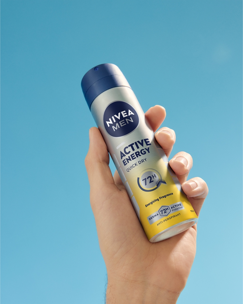 NIVEA MEN Active Energy spray anti-transpirant pour homme | notino.be