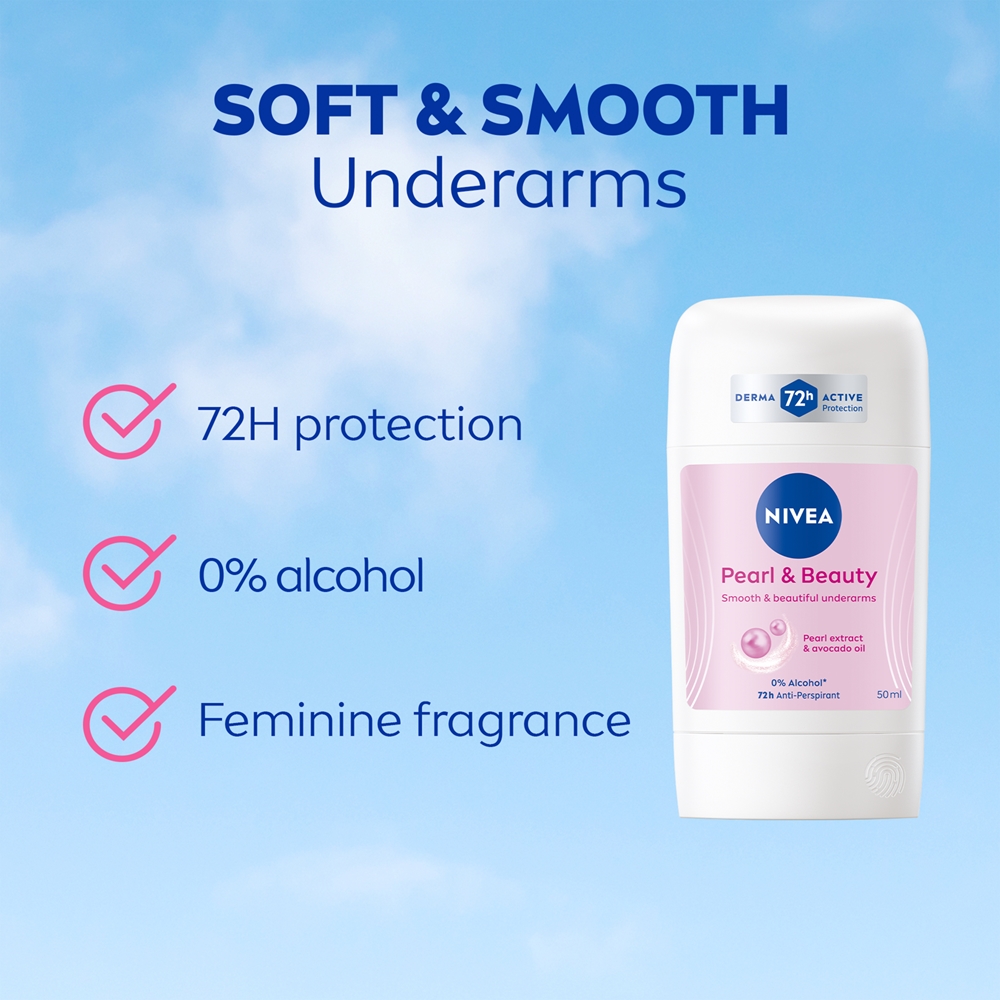 NIVEA Pearl & Beauty antitranspirante sólido | notino.pt