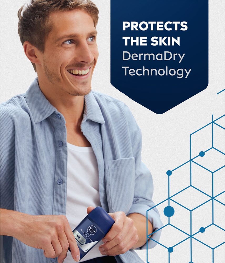 NIVEA MEN Derma Dry Control Antiperspirant Stick | notino.ie