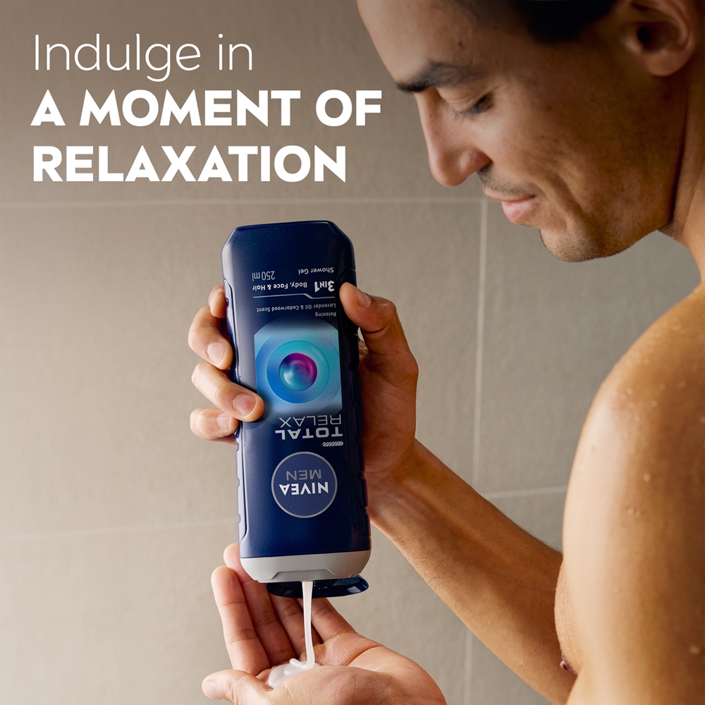 NIVEA MEN Total Relax relaxing shower gel for men | notino.co.uk