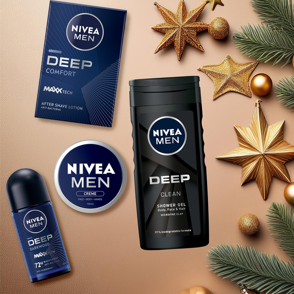 NIVEA Deep Collection Geschenkset für Herren | NOTINO