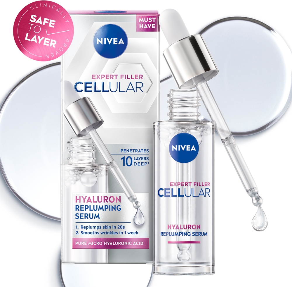 NIVEA Cellular Expert Filler auffüllendes Serum mit Hyaluronsäure