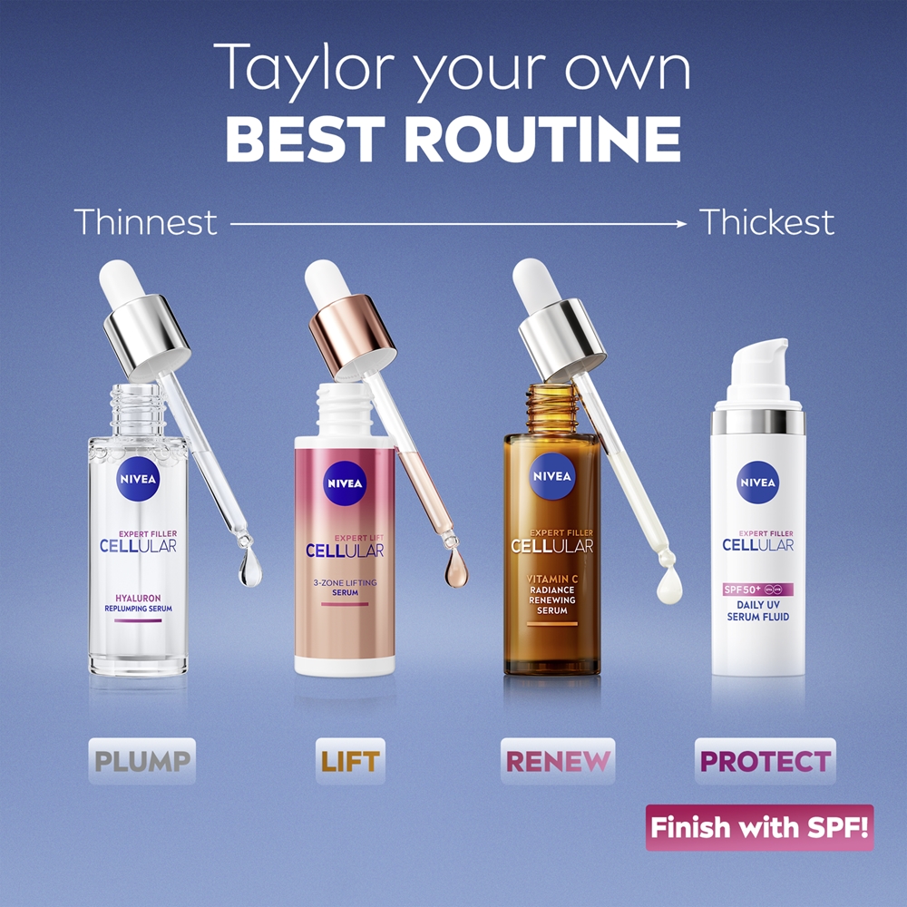 NIVEA Cellular Expert Filler Tagesserum SPF 50+ | notino.at