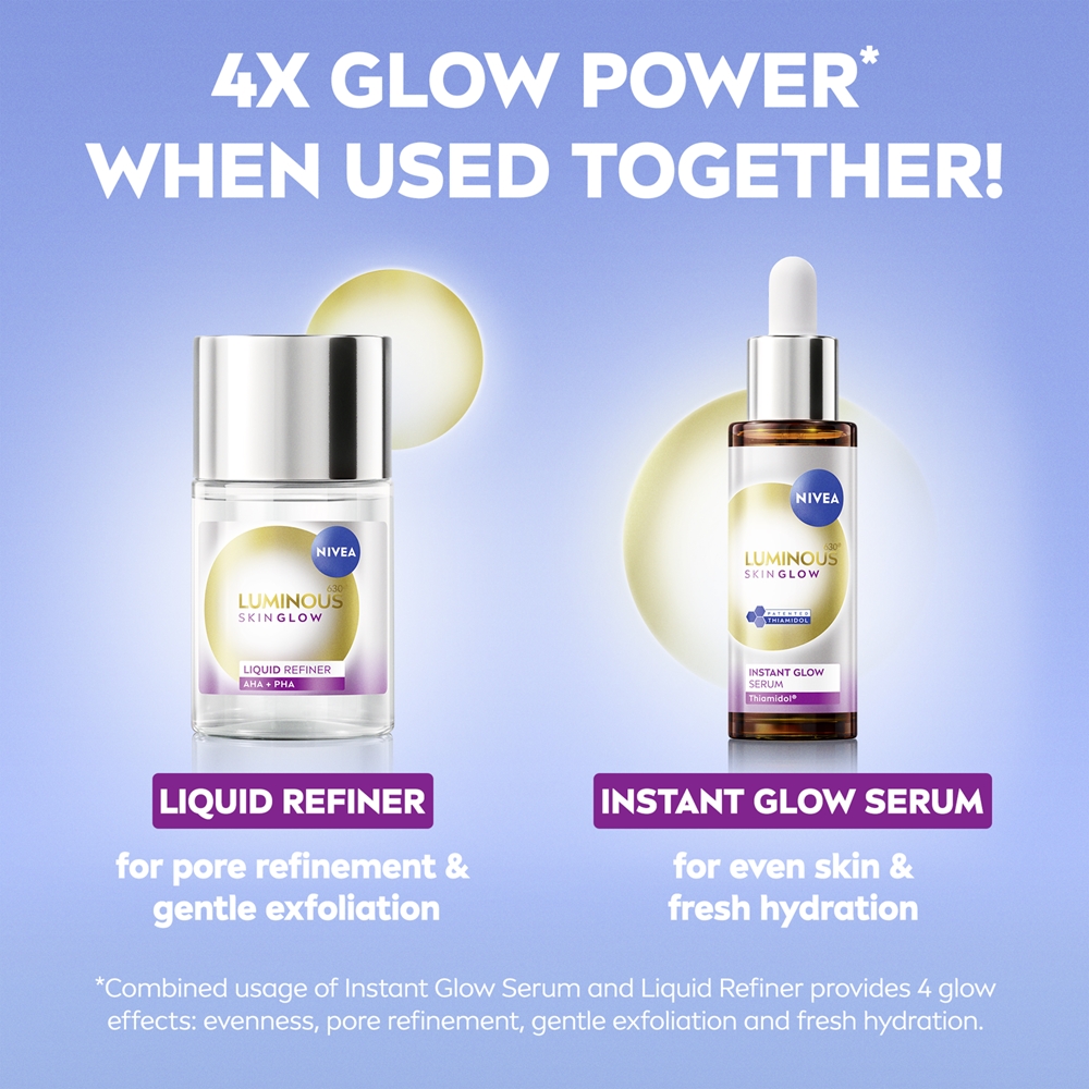 NIVEA Luminous 630 Skin Glow Lysende ansigtsserum | notino.dk