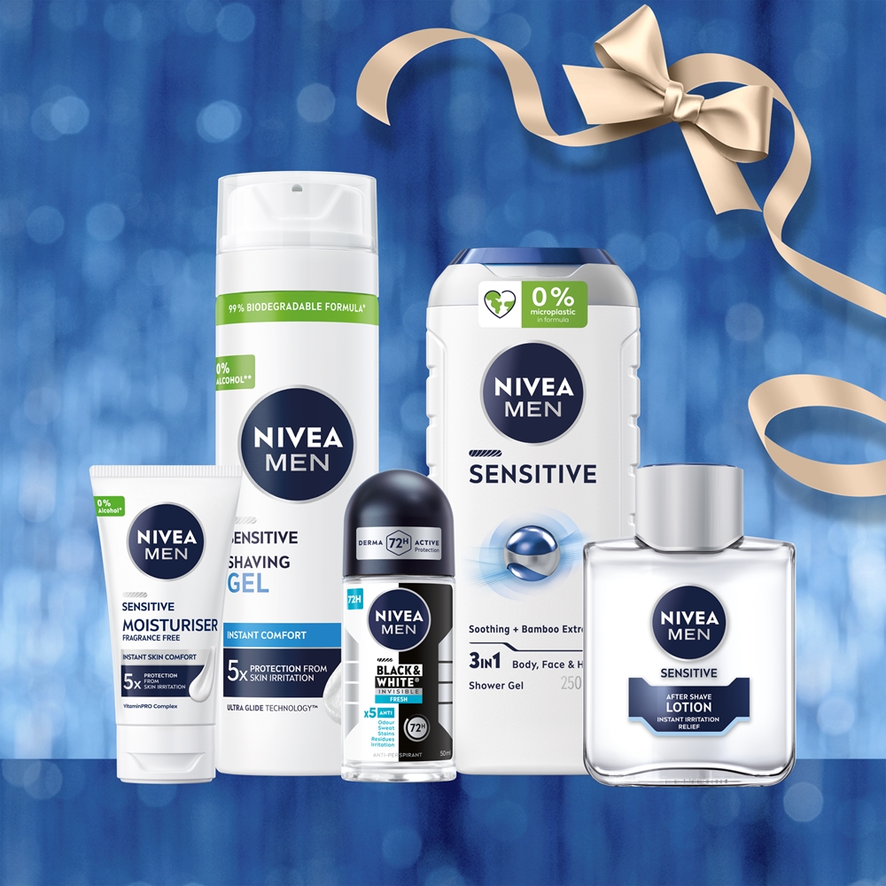 NIVEA MEN Sensitive Kit подаръчен комплект за лице и тяло | notino.bg