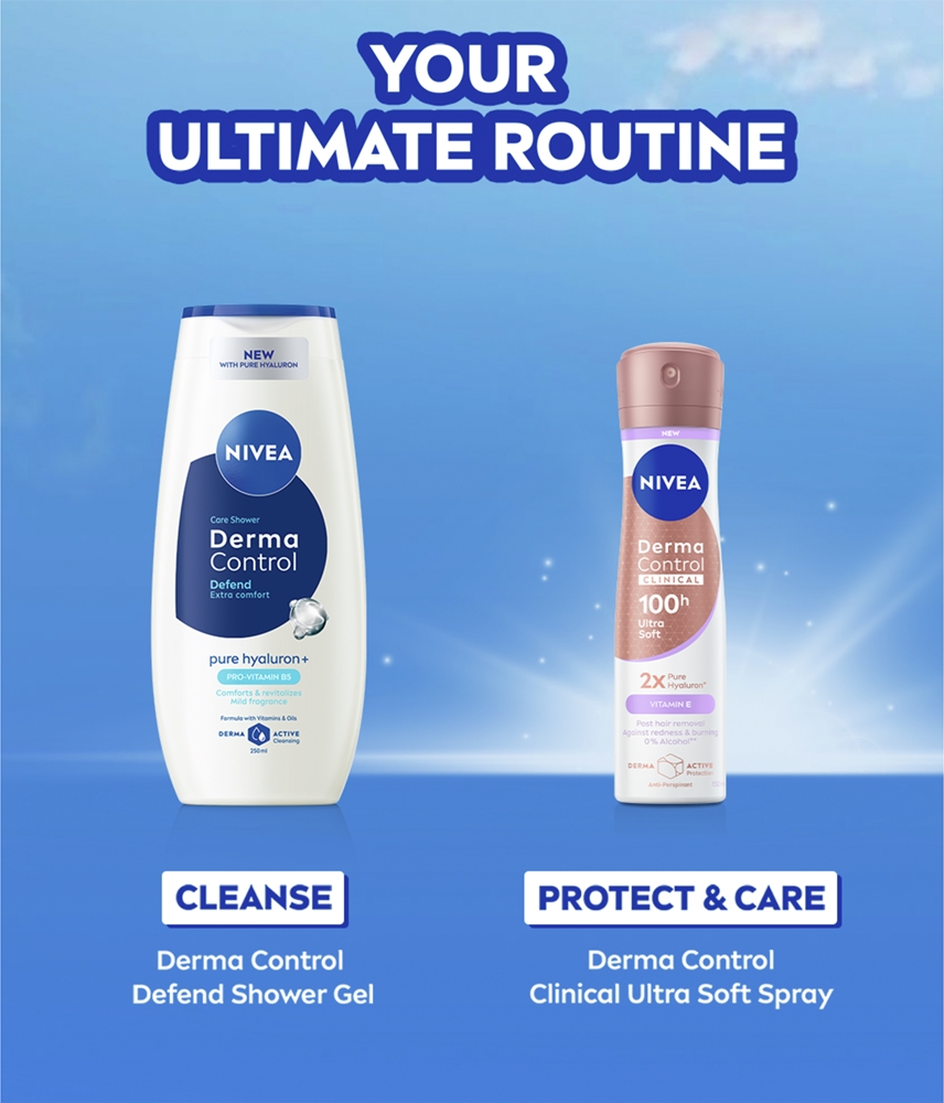 NIVEA Derma Control Clinical Ultra Soft Antitranspirant-Spray | notino.at