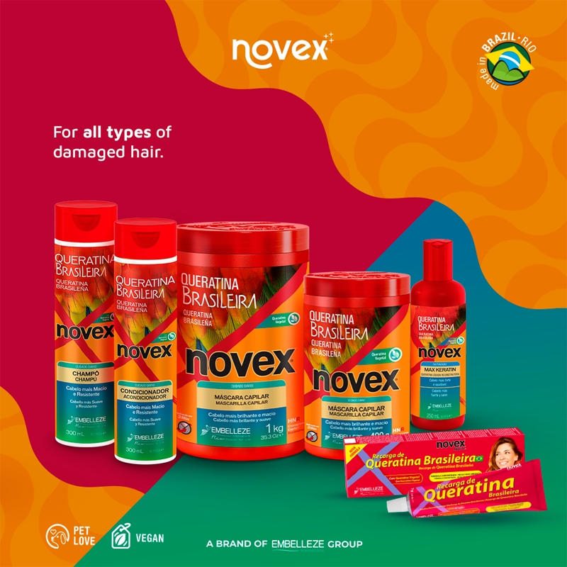 Novex Brazilian Keratin Reconstructing Strengthening Conditioner ...