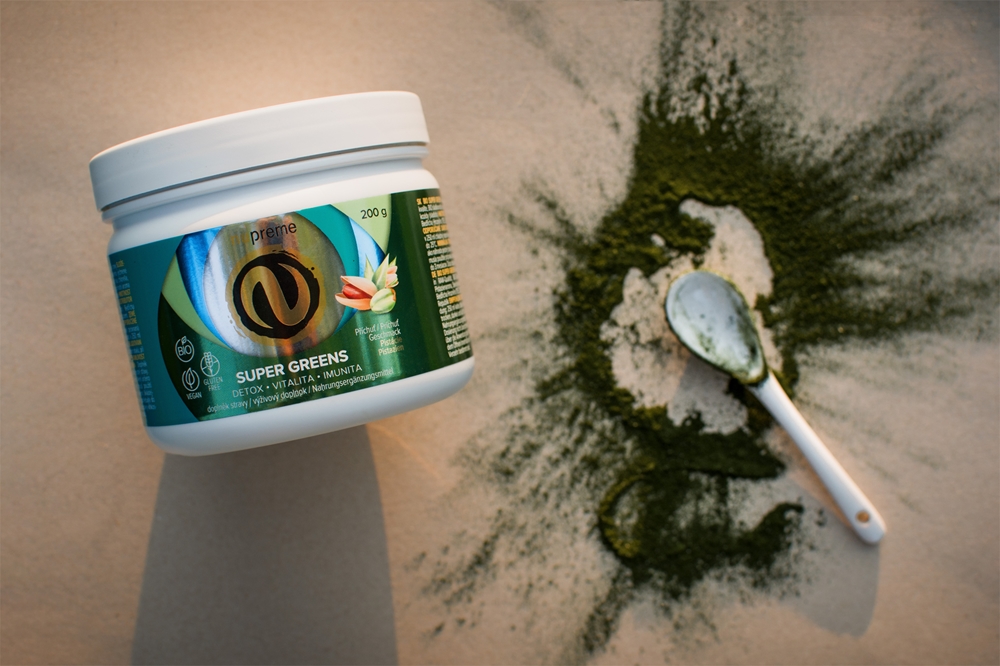 Nupreme Super Greens BIO prášek pro podporu detoxikace organismu ...
