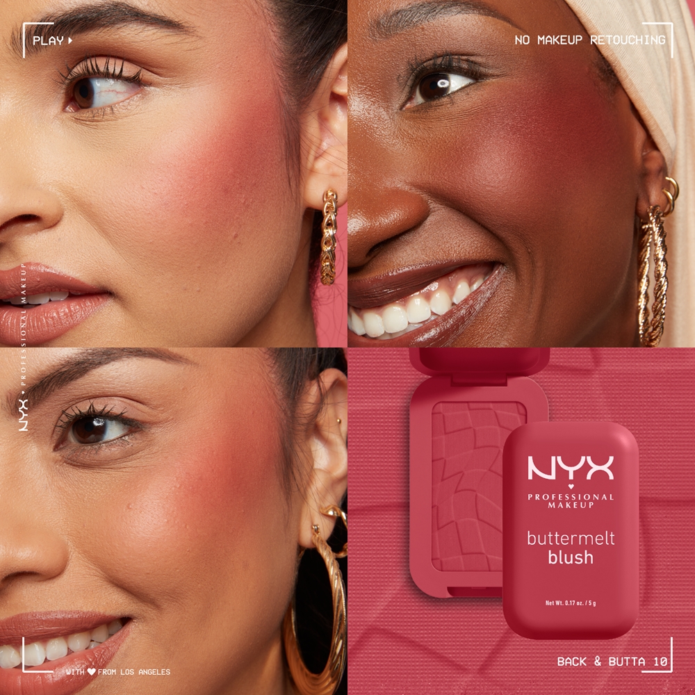 NYX Professional Makeup Buttermelt Blush púderes arcpír | notino.hu