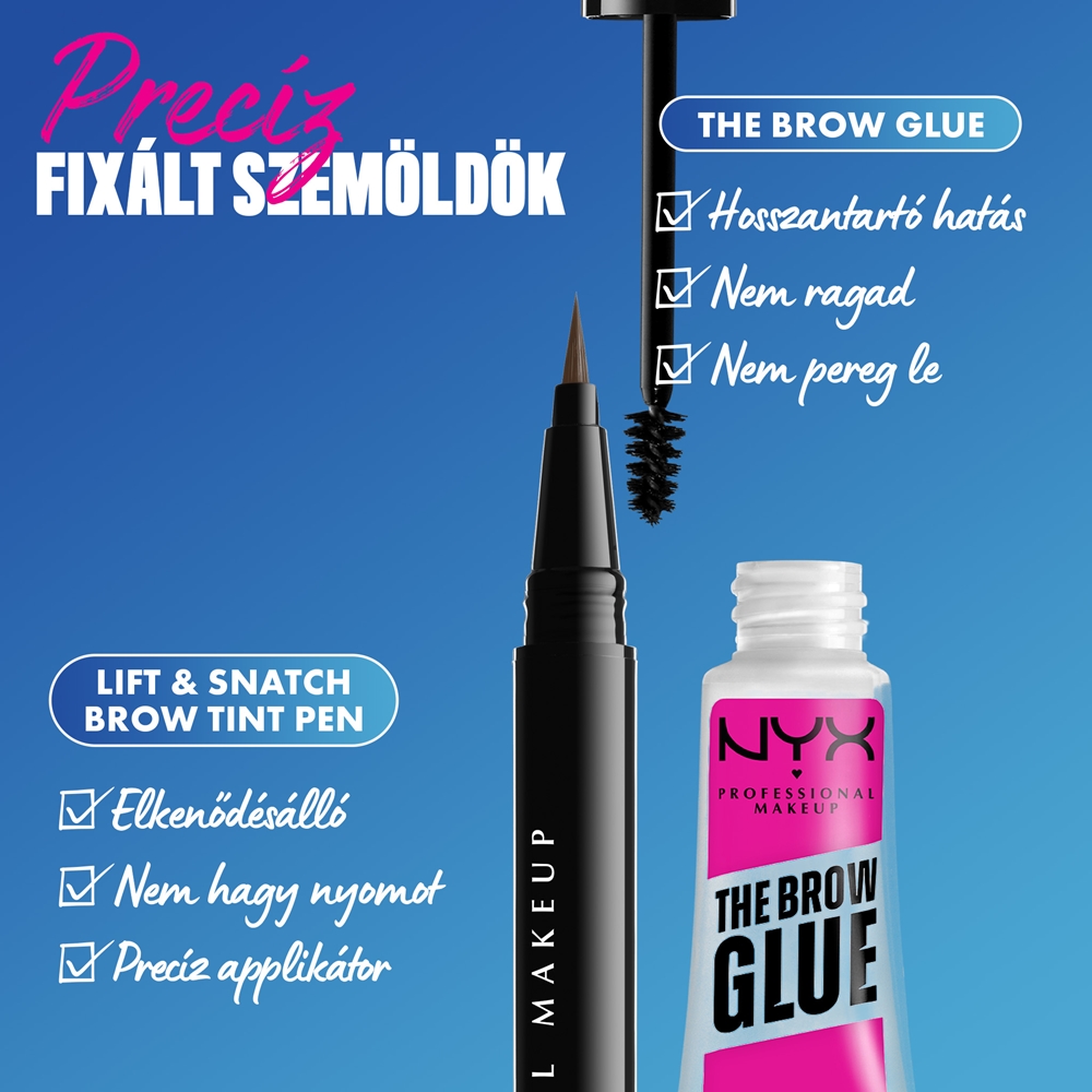 NYX Professional Makeup Lift&Snatch Brow Tint Pen szemöldök fixáló ...