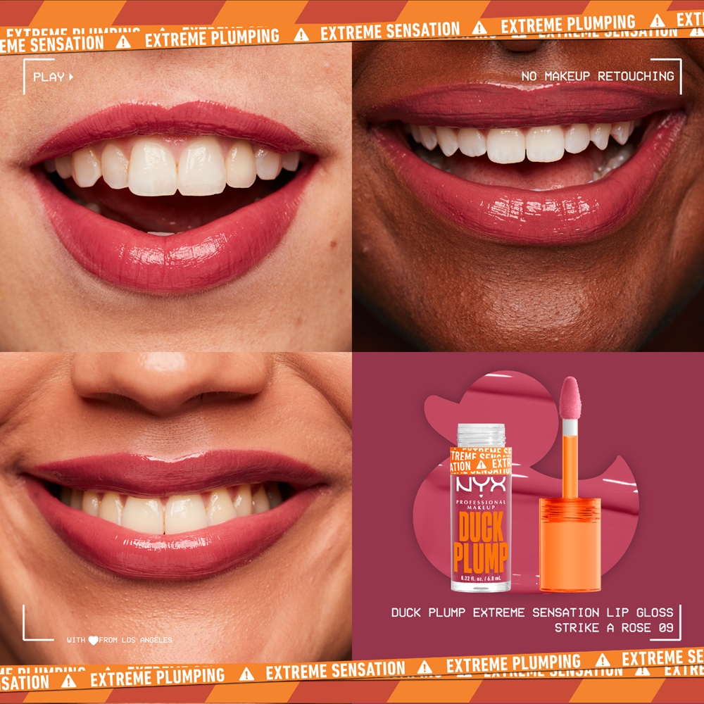 NYX Professional Makeup Duck Plump Lipgloss mit vergrößerndem Effekt