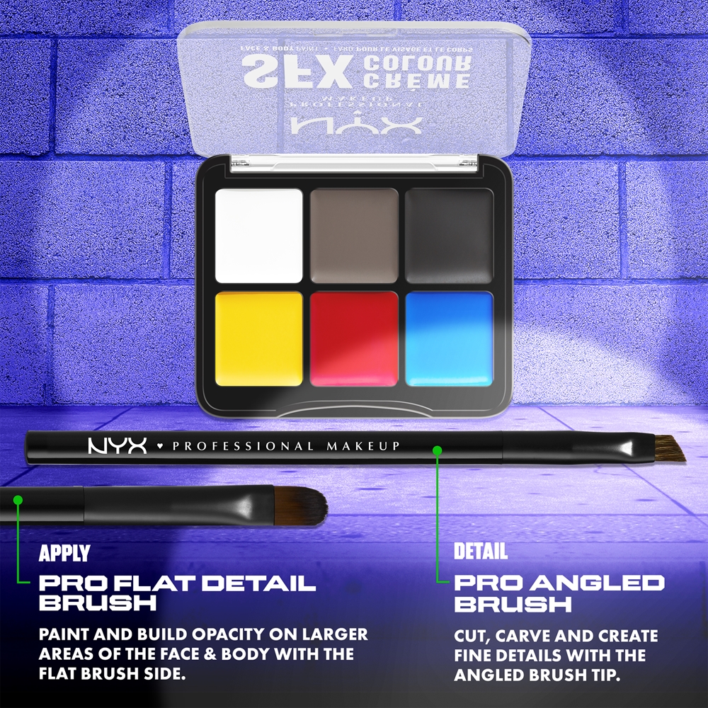 NYX Professional Makeup Halloween SFX Paints multipurpose palette for ...