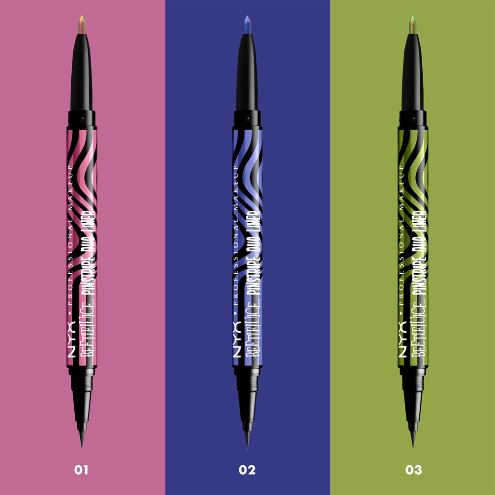 Nyx Professional Makeup Beetlejuice Pinstripe Duo Liner Eyeliner 2 In 1 Uk