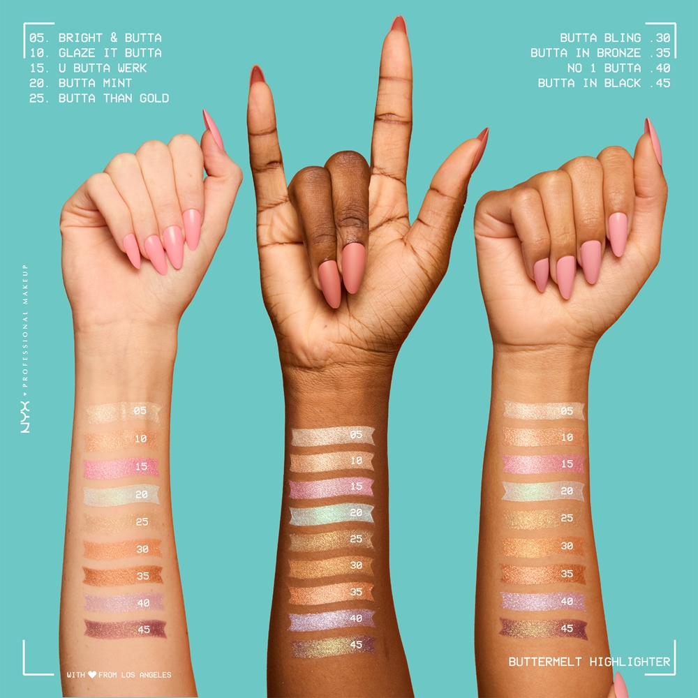 NYX Professional Makeup Buttermelt Highlighter iluminador | notino.pt