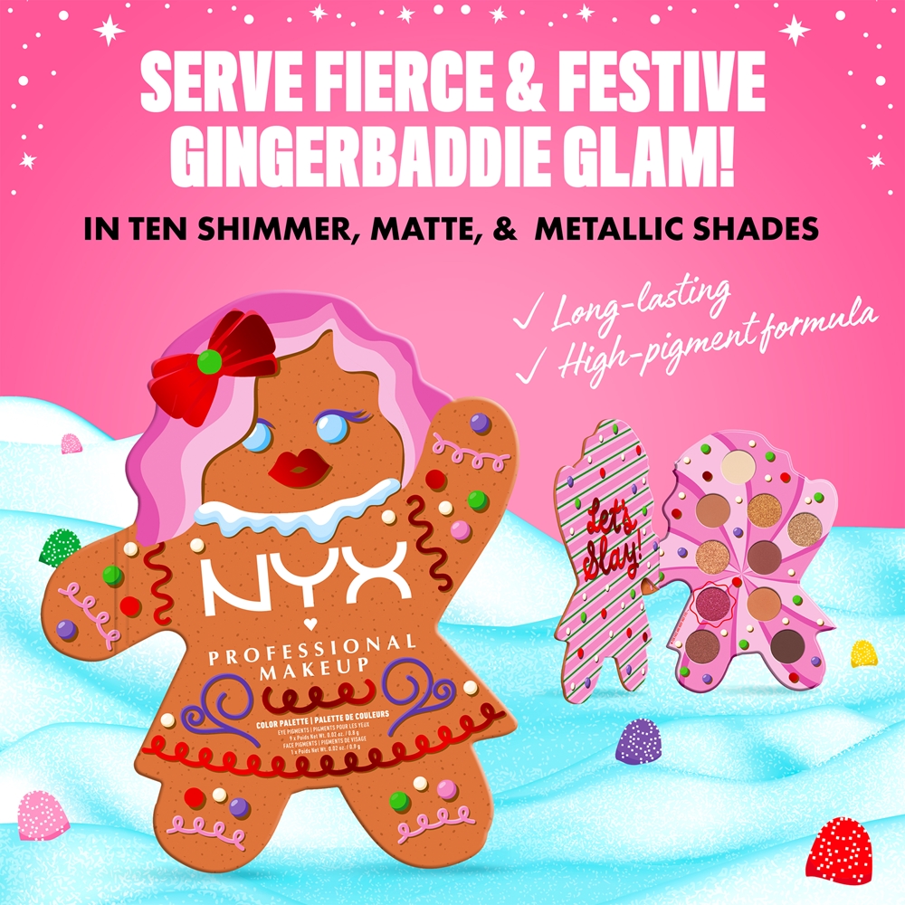NYX Professional Makeup Gingerbaddie Land Acu ēnu palete | notino.lv