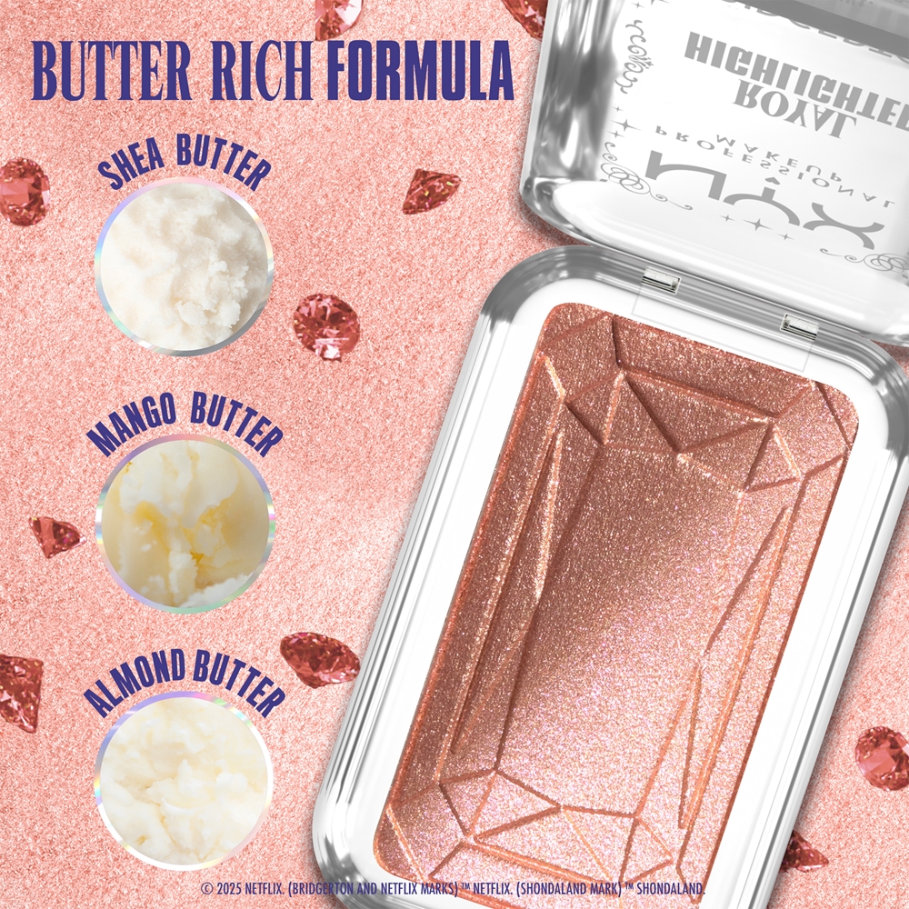 NYX Professional Makeup Bridgerton Royal Highlighter highlighter ...
