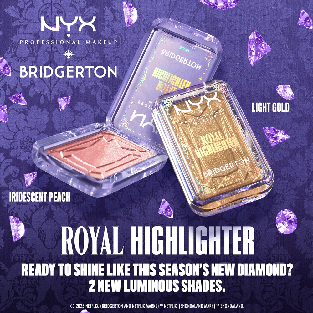 NYX Professional Makeup Bridgerton Royal Highlighter Highlighter ...