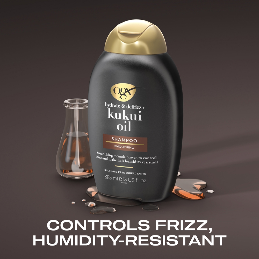 OGX Kukuí Oil champô hidratante anti-frizz | notino.pt