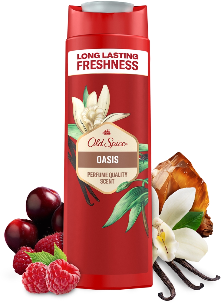 Old Spice Oasis kūno prausiklis vyrams „trys viename“ | notino.lt
