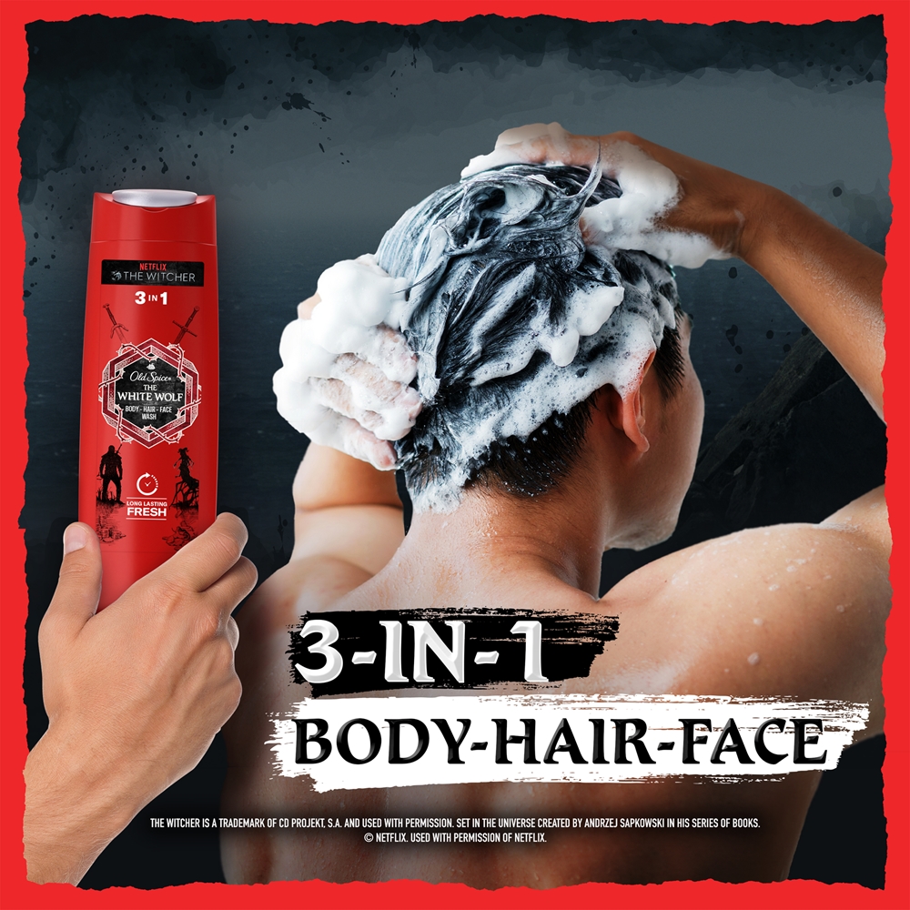 Old Spice Whitewolf Shower Gel And Shampoo 2 In 1 for men | notino.ie