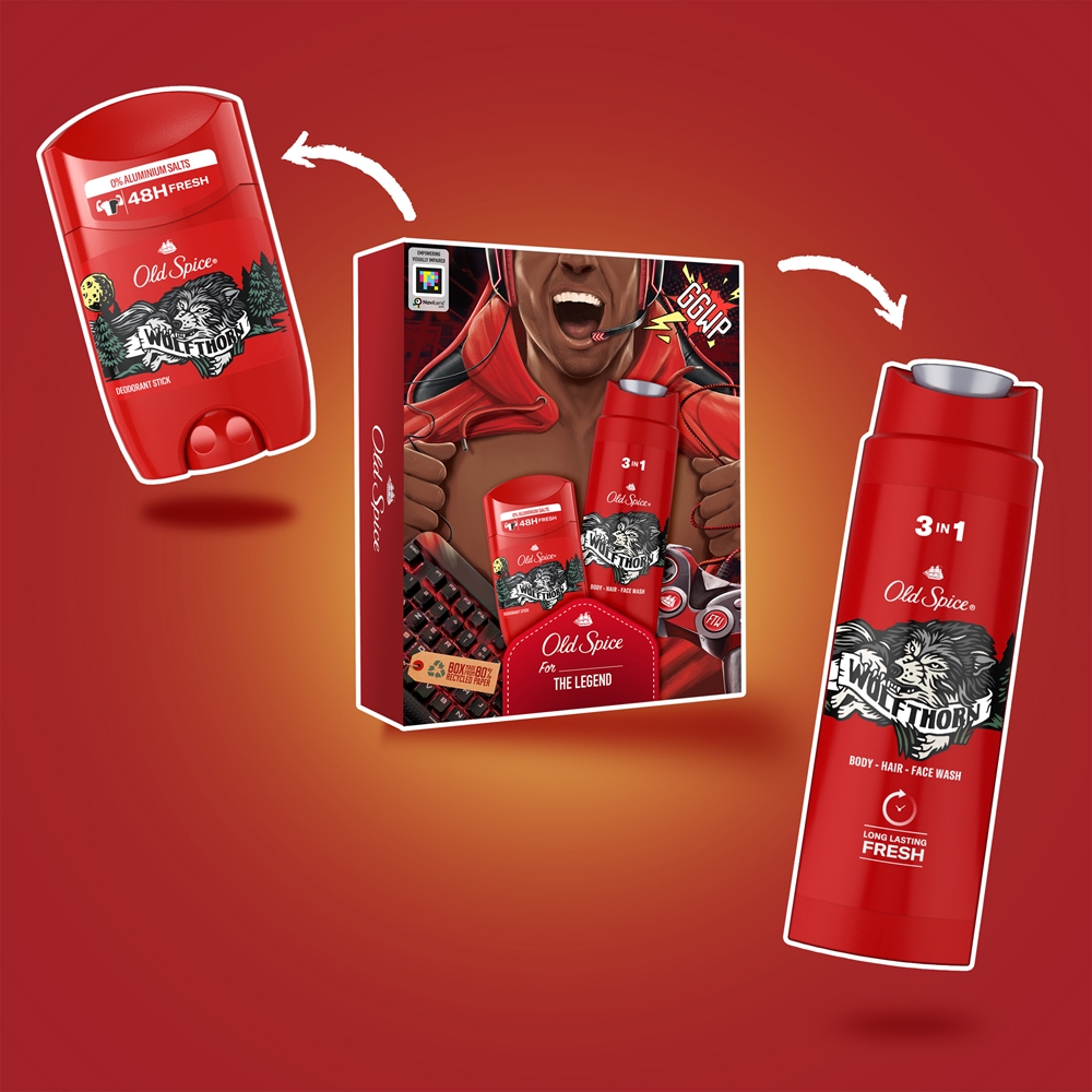 Old Spice Wolfthorn Wolf Gamer gift set (for men) | notino.co.uk