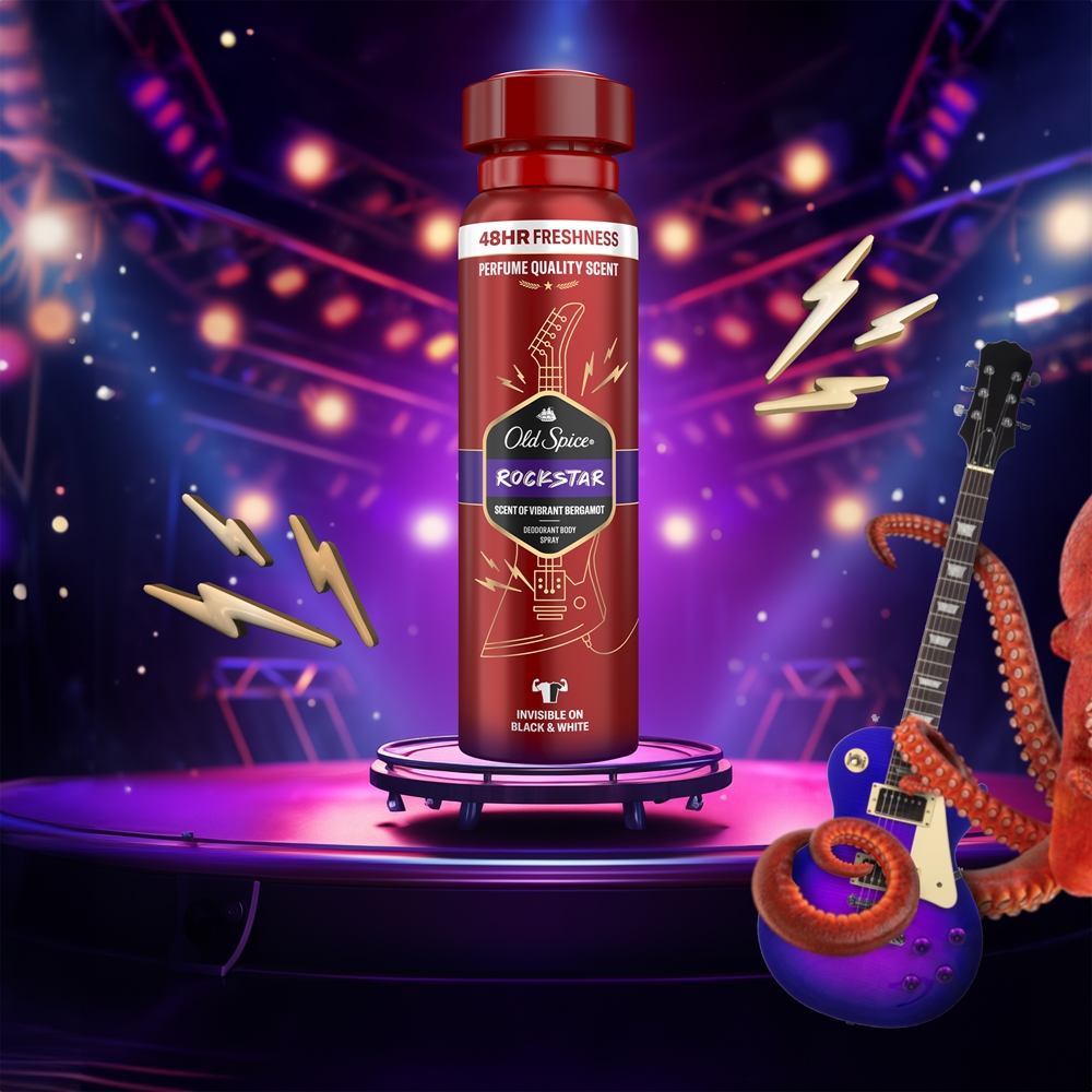 Old Spice RockStar deodorant spray for men | notino.co.uk