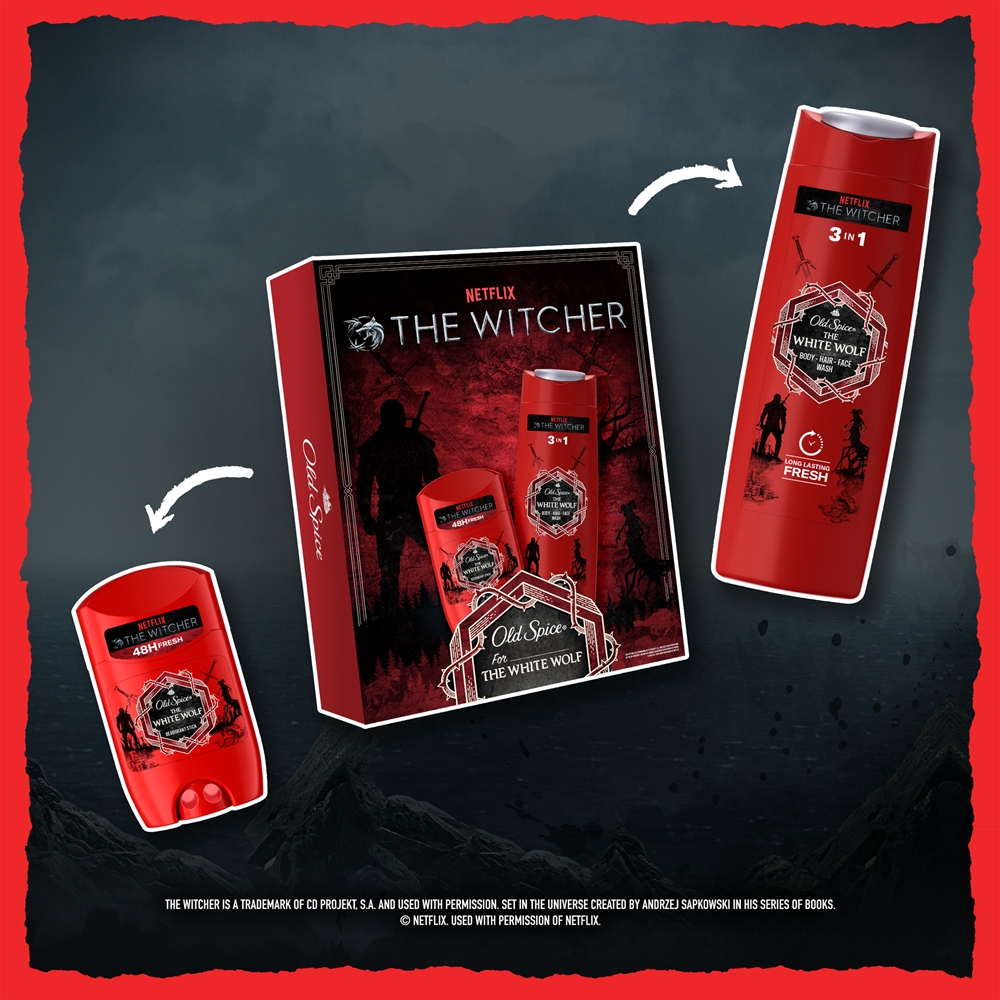 Old Spice Whitewolf Witcher Set Geschenkset für Herren | NOTINO