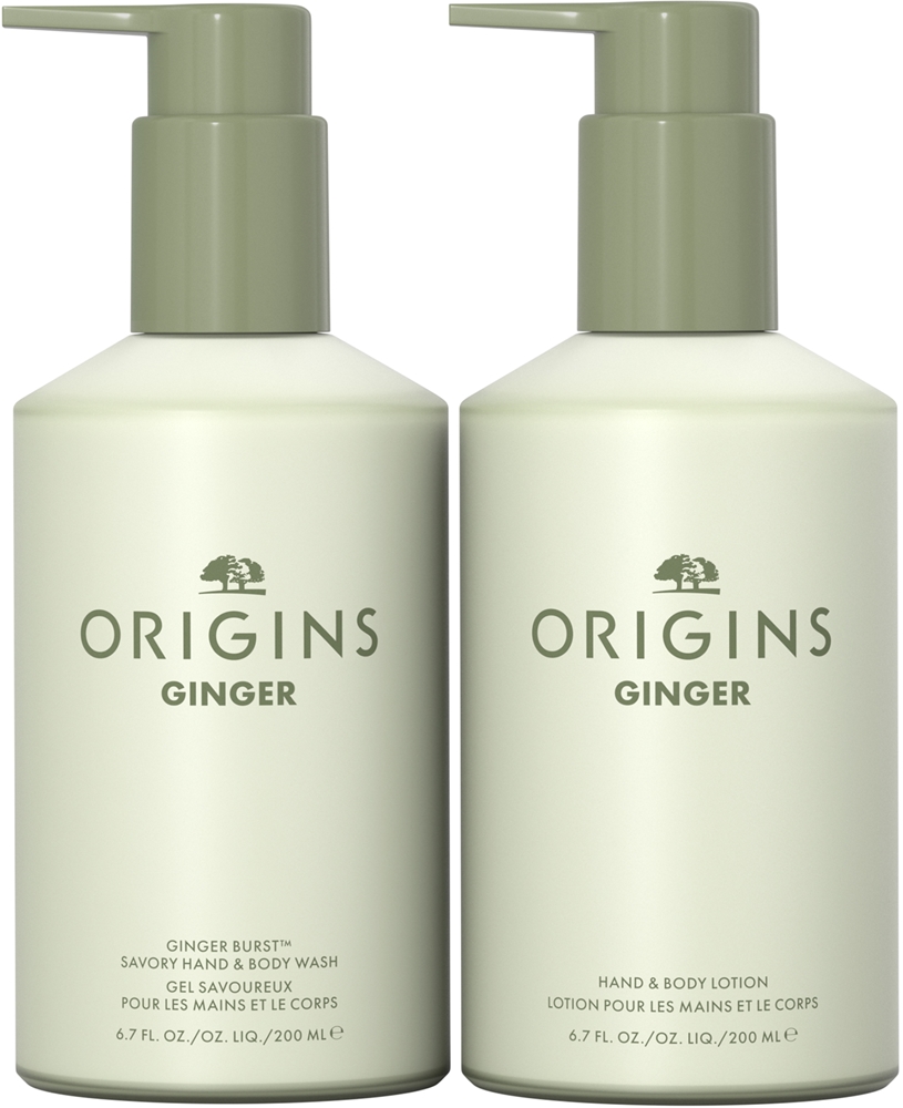 Origins Discovery Set Ginger Aromatic Hand Wash & Lotion Duo lahjasetti ...