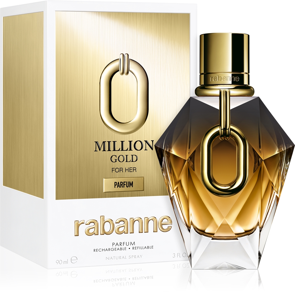 Rabanne Million Gold For Her Le Parfum perfume refillable for women ...