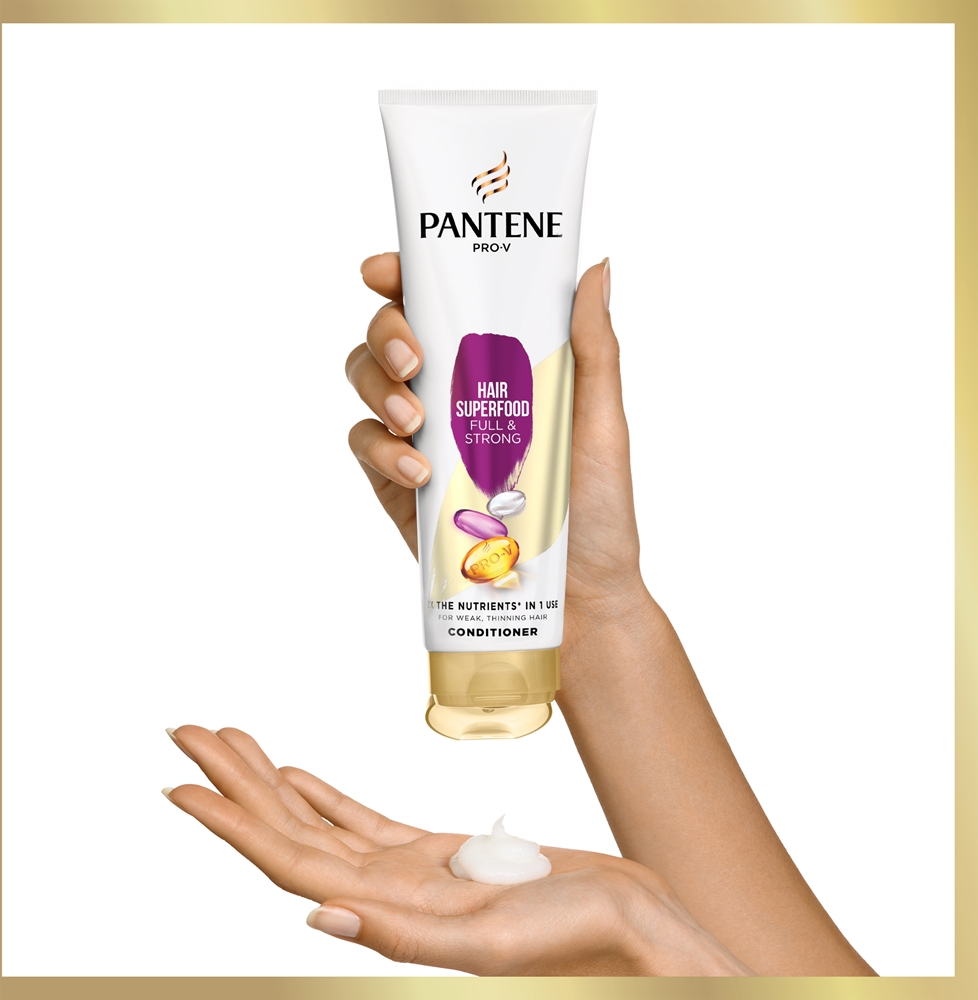 Pantene Hair Superfood Full & Strong conditioner for nourish and shine ...