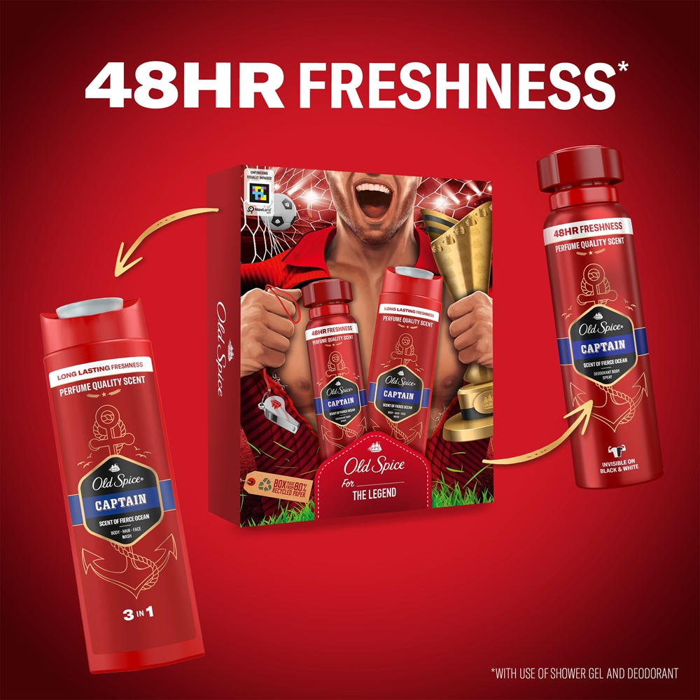 Old Spice Captain For The Legend Gift Set for men | notino.ie