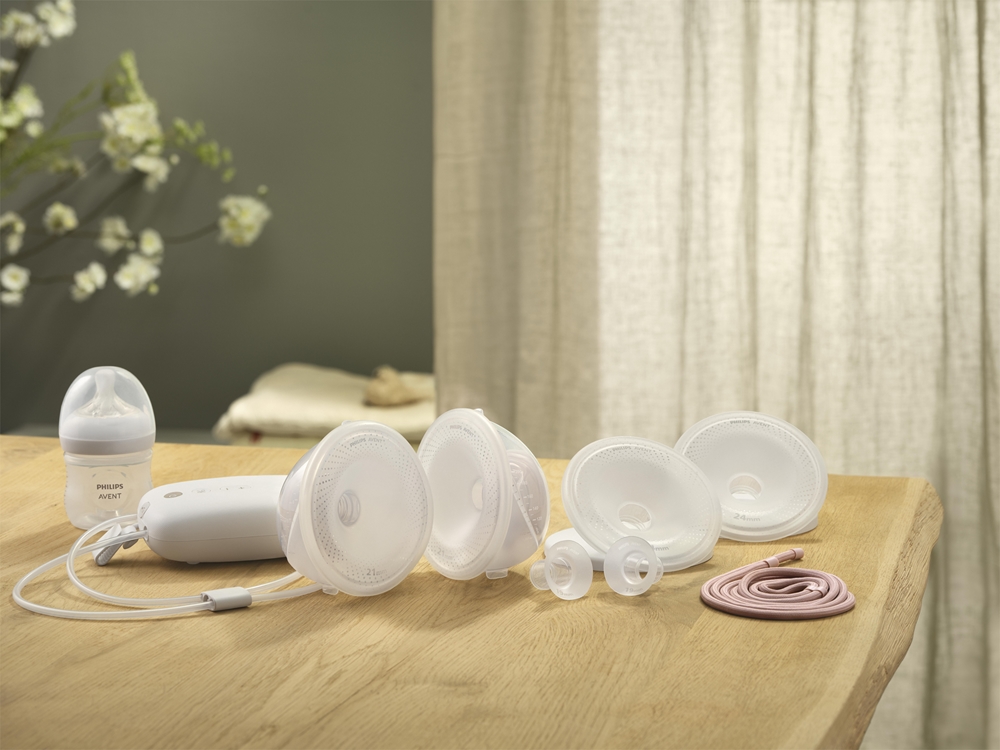 Philips Avent Hands-Free Premium Plus DUO SCF532/11 breast pump ...