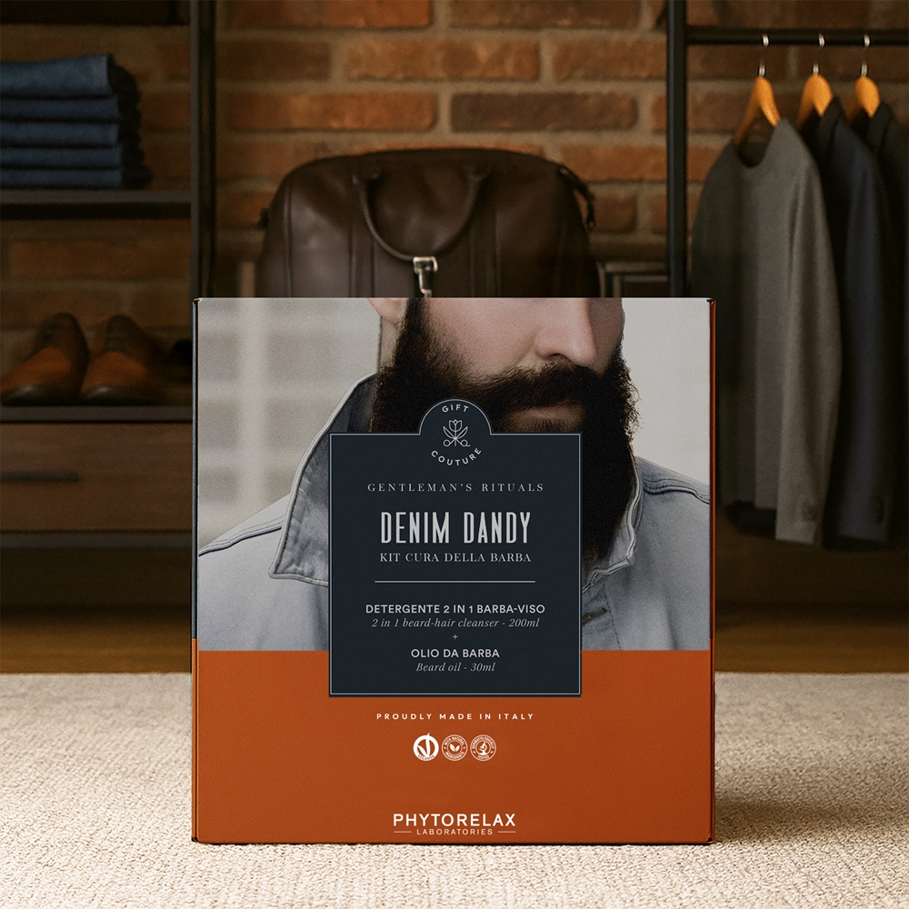 Phytorelax Laboratories Men's Grooming Denim Dandy Gift Set for beard ...